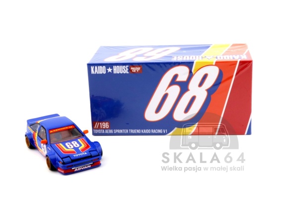 MINI GT Kaido House 196 Toyota AE86 Sprinter Trueno Kaido Racing V1 ...